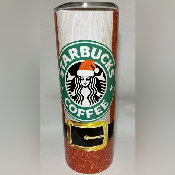 Hand Crafted | Dining | New 2 Oz Santa Suit Starbucks Tumbler | Poshmark